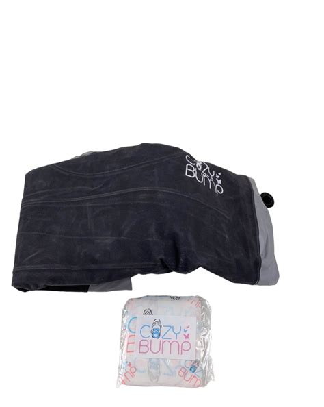 Back And Bump Comfort Cozy Bump Pregnancy Bed Black