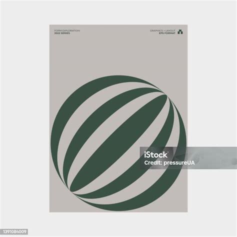 헬베티카 타이포그래피 미학과 기하학적 형태로 만든 스위스 포스터 디자인 그래픽 Brutalism에 대한 스톡 벡터 아트 및 기타