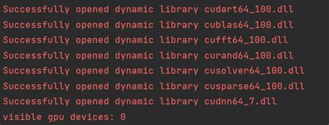 （已解决）could Not Load Dynamic Library ‘cudart64 100 Dll； Dlerror Cudart64 100 Dll Not Found Csdn博客