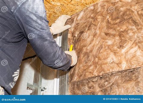 Plasterboard Cladding Of A Building With A Expanded Metal Lattice Structure Royalty Free Stock