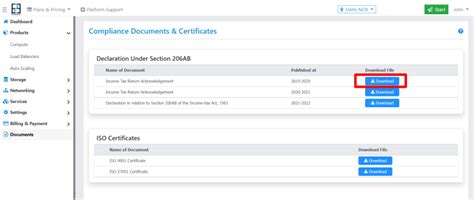 Compliance Documents And Certificates E2e Cloud
