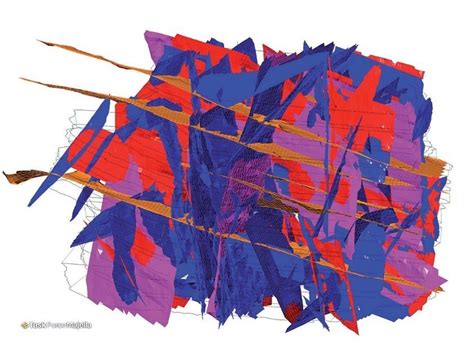 Deterministic Computer Model Of A Fracture And Fault Network About 1