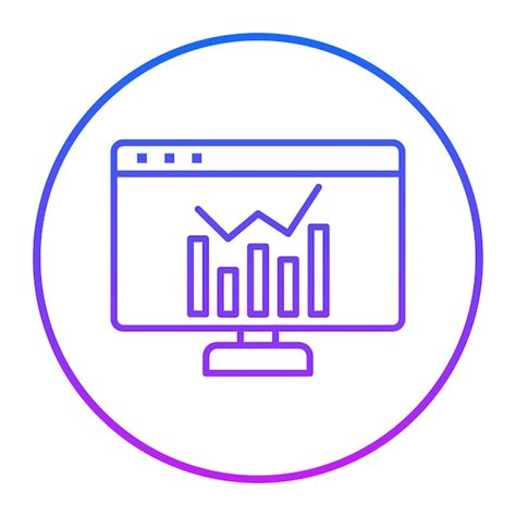 Premium Vector Monitoring Vector Illustration