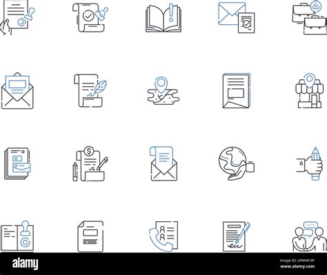 Office Design Outline Icons Collection Office Design Interior Decoration Layout
