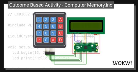 Outcome Based Activity Computer Memory Wokwi Esp32 Stm32 Arduino