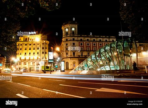 Underground Entrance Known As Fosteritos Bilbao Basque Country Spain