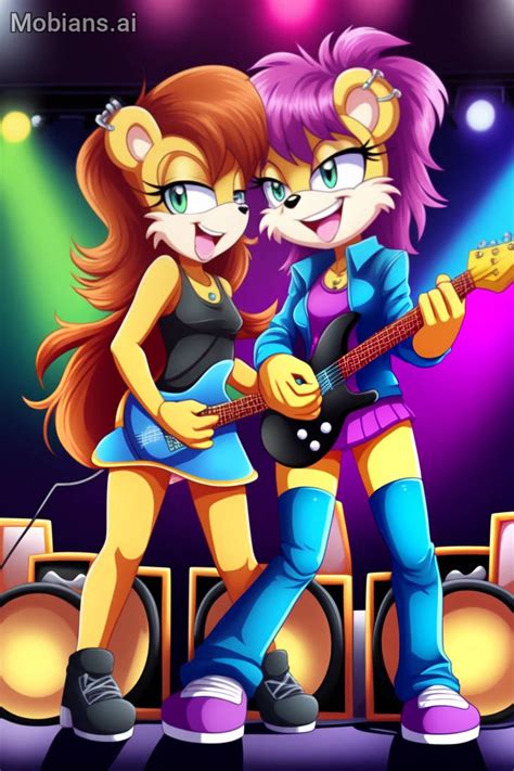 Sally And Mina Rockin Out By Kingdom Of Rp On Deviantart