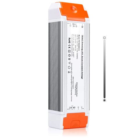 Ledmo Dimmable Led Driver 12v Dc 60w Quiet Operation Universal Regulated 12v Transformer Input
