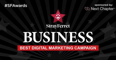 Stray Ferret Business Awards Best Digital Marketing Campaign Finalists