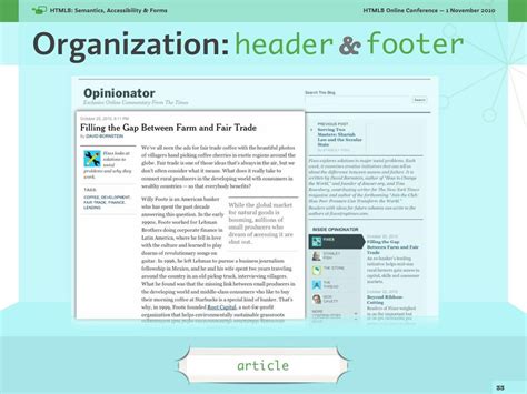Ppt Html5 Semantics Accessibility And Forms Carsonified Html5 Online