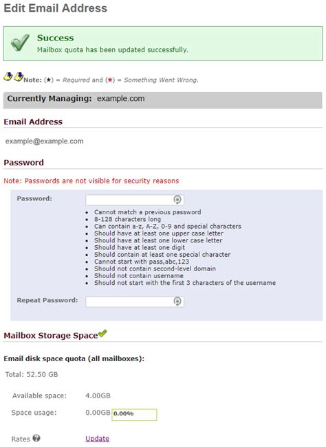 How Do I Increase My OX Mailbox Storage Quota Via SiteControl Hostway Help Center