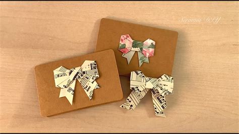 귀여운 리본접기 • 선물하기 좋은 종이리본 • Origami Ribbon • Paper Ribbon Youtube