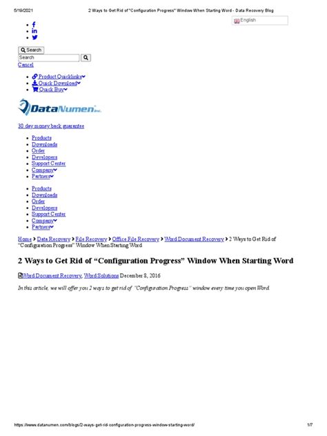 2 Ways To Get Rid Of Configuration Progress Window When Starting
