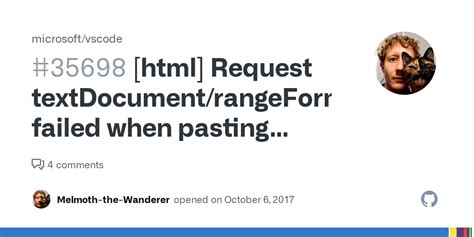 [html] request textdocument rangeformatting failed when pasting inside