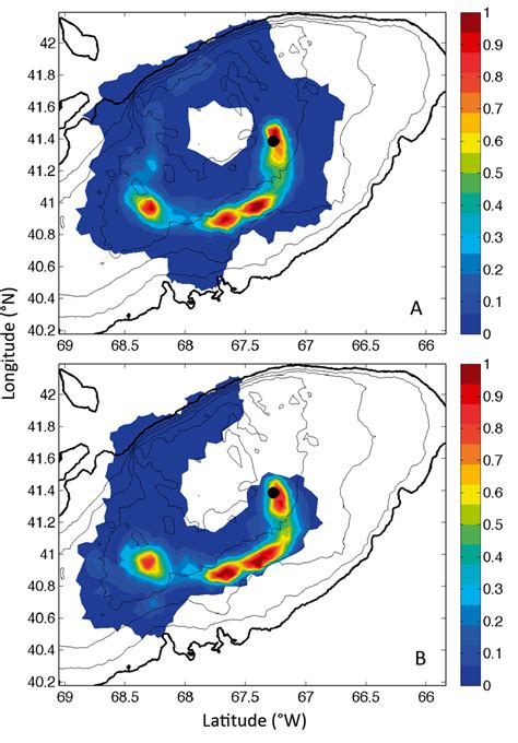 Spatial Distribution Of The Percentage Of Total Particles In Each Model
