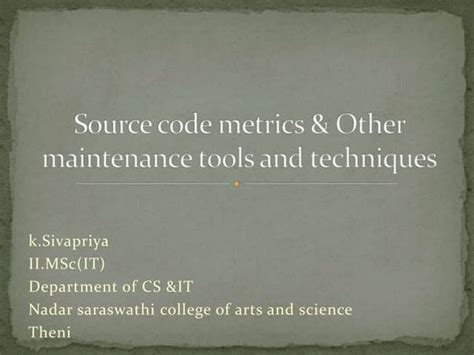 Modules And Modularization Criteria Ppt