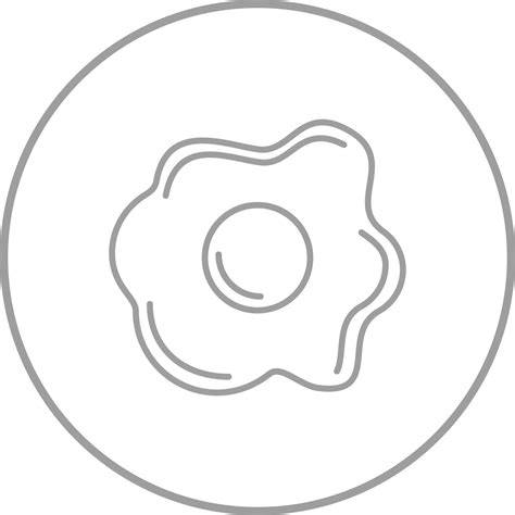 Fried Egg Vector Icon 20263956 Vector Art At Vecteezy