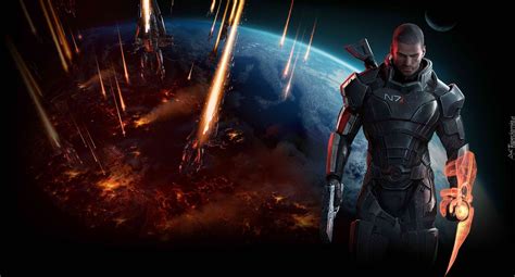 Mass Effect Shepard Żniwiarz Ziemia