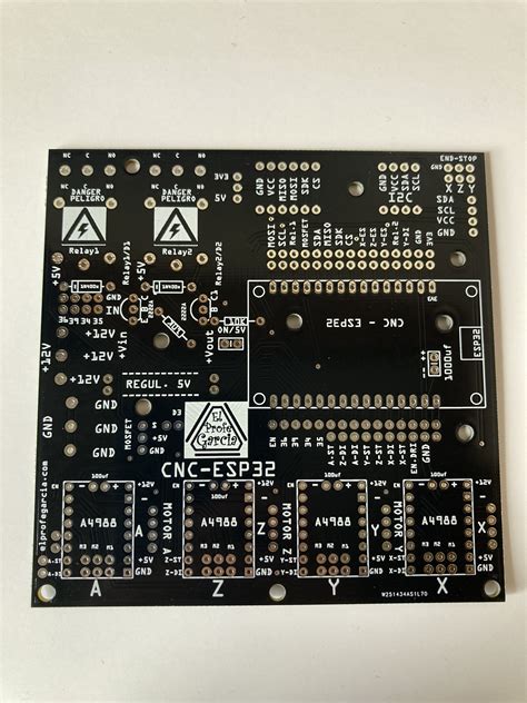 Pcb Cnc Esp32 Dinastia Tecnologica