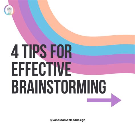 4 Tips For Effective Brainstorming — Vanessa Macleod Design