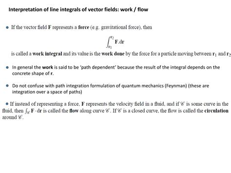PPT Vector Integrals Line Integrals Surface Integrals Volume Integrals Integral Theorems