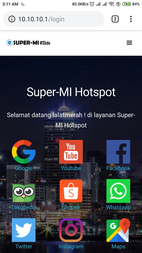 Template Login Mikrotik Bootstrap Materi Belajar Online