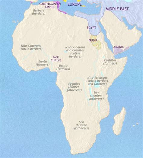 Nubia Map Africa