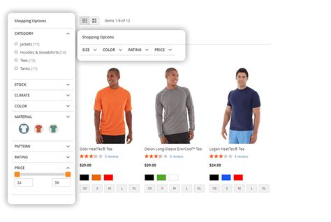 [comparison guide] layered navigation for magento 2 amasty webkul