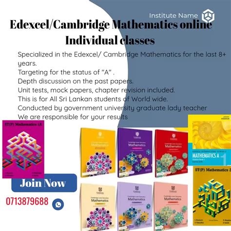 Edexcel Cambridge Mathematics Classes For Grade 6 Ol London O L London Exams Online