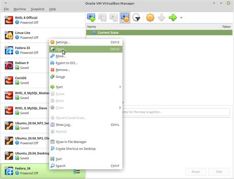 How To Clone Virtual Machine In Virtualbox