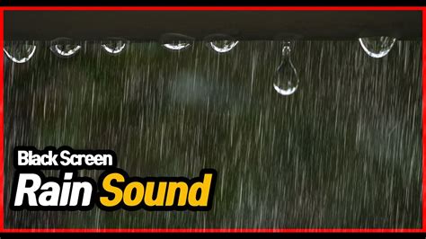 지붕에서 떨어지는 물방울소리 빗소리 불면증 수면유도 멍때리기 휴식 뇌휴식 10분후 검은화면 잠잘오는 비소리 Youtube