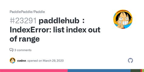 Paddlehub：indexerror List Index Out Of Range · Issue 23291