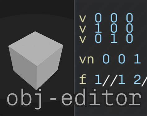 Obj Mesh Editor By Hmnt