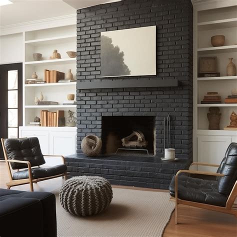 20 Black Brick Fireplace Designs Striking Ideas To Inspire You In 2024