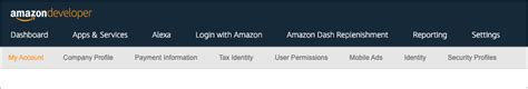 Manage Your Amazon Developer Account And Permissions App Submission
