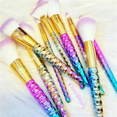 Instagram Photo By J E M I N I • Apr 5 2016 At 6 46pm Utc Unicorn Makeup Brushes Unicorn
