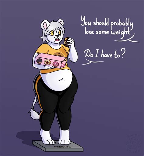 Lion Weight Gain By H0memade Rfatfurs