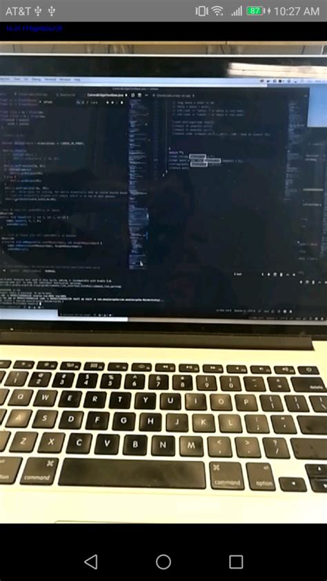 Working With The Opencv Camera For Android Rotating Orienting And