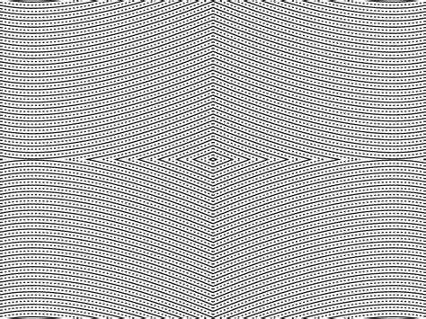 Optical Illusion Created From Artistic Lines Motifs Pattern Can Use