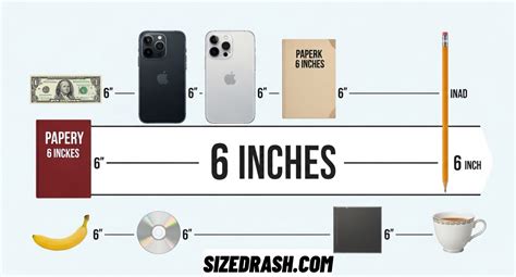 How Long Is 6 Inches Compared To An Object Easy Size