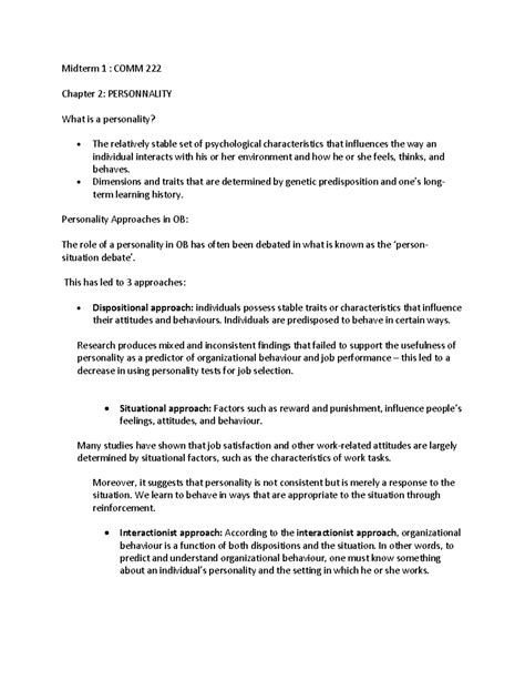 Comm 222 Mid 1 Lecture Notes Midterm 1 Comm 222 Chapter 2