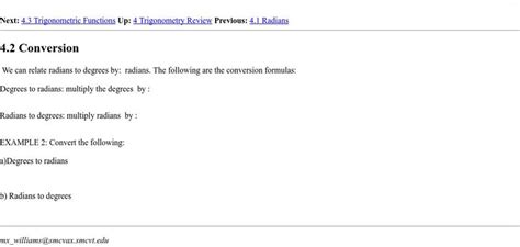 Npac Reu Program Conversion Handout For 9th 10th Grade Lesson Planet