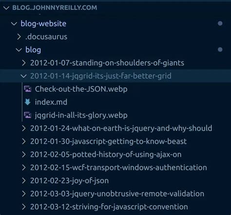 The Definitive Guide To Migrating From Blogger To Docusaurus Johnnyreilly