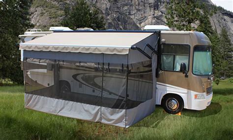 This Camper Attachment Adds A Screened In Porch To Your Trailer Or Rv