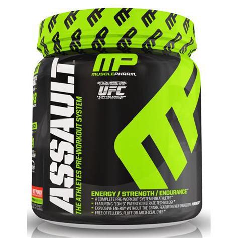 MusclePharm Assault - 435g Pre-Workout Supplement (Multiple Flavours ...