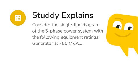 Consider The Single Line Diagram Of The 3 Phase Power System With The Following Equipment