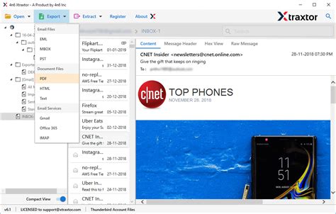 How To Export Thunderbird Email To PDF Files