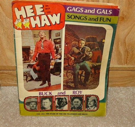 Vintage 1971 Hee Haw Tv Show Magazine W Roy Clark 7 Buck Owens Photo