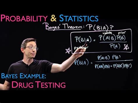 Free Video Bayes Theorem For Drug Testing And Screening Analysis From Steve Brunton Class