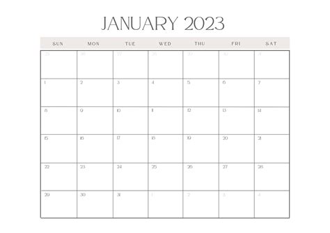 Monthly Schedule Printable